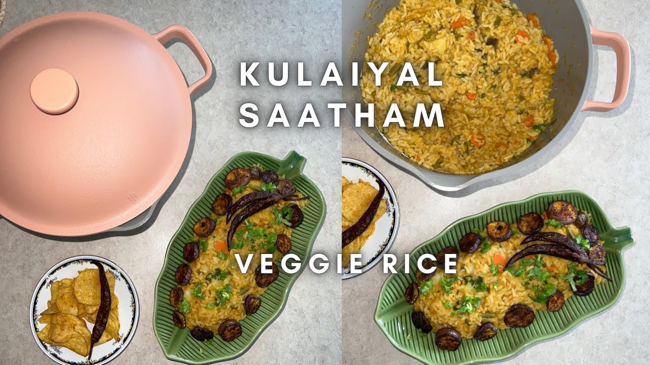 Kulaiyal Saatham Recipe | Vegetable Rice One Pan Recipe - YouTube