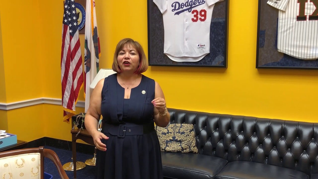 Congresswoman Linda Sanchez (D-CA-38) with a Message on the First ...