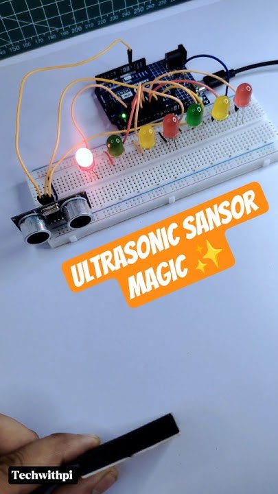 📏 Object Detection with LED 🔴 | Arduino + Ultrasonic Sensor Project #Arduino #UltrasonicSensor # ...