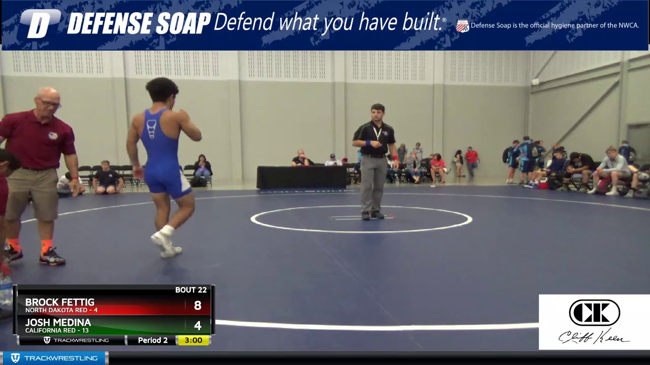Mat 3 138 Brock Fettig North Dakota Red Vs Josh Medina California Red ...