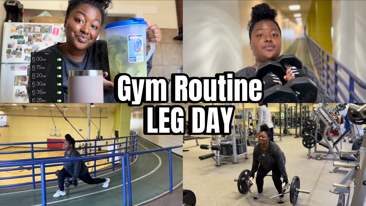Gym Routine| Leg Day Workout, Fitness Journey - YouTube