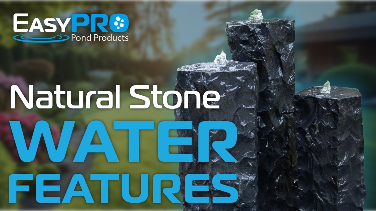 Natural Stone Water Features | Tranquil Décor By EasyPro® - YouTube