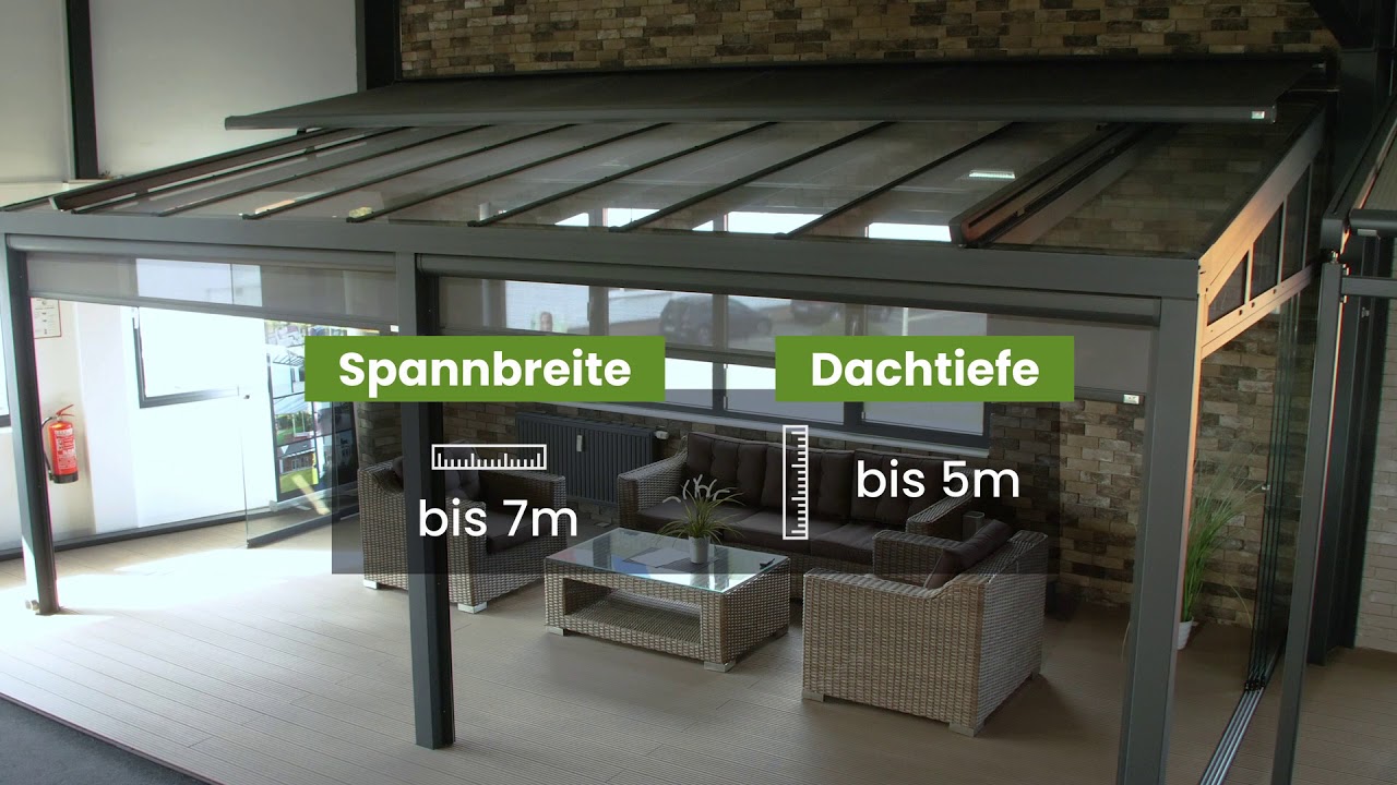 Premiumline | Aylux | Terrassendächer - YouTube