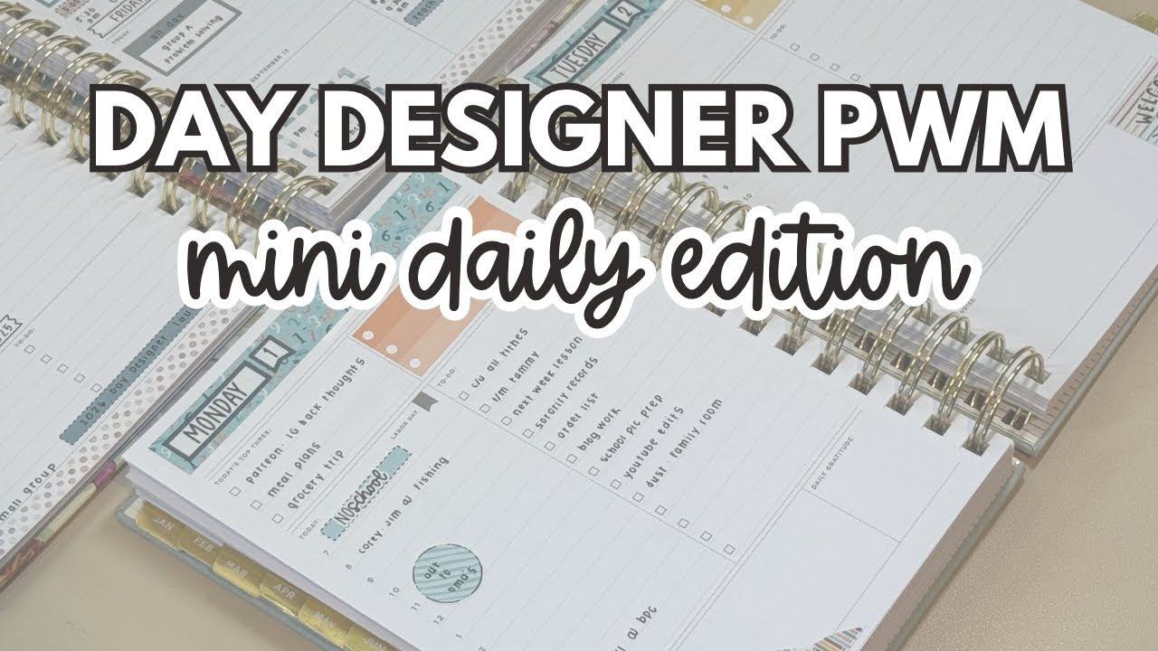 Week 36 Overview Session | DAY DESIGNER DAILY - YouTube