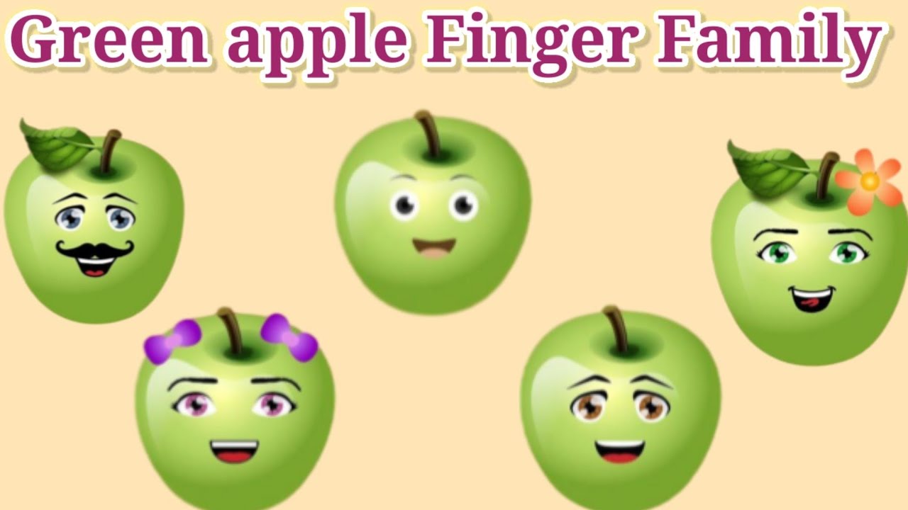 Green Apple Finger Family | Nursery Rhymes & kids songs | More ...