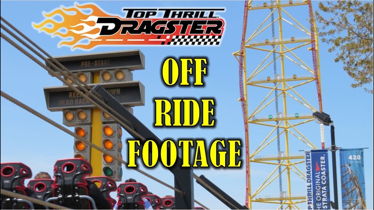 Top Thrill Dragster at Cedar Point Off-Ride Footage (No Copyright ...