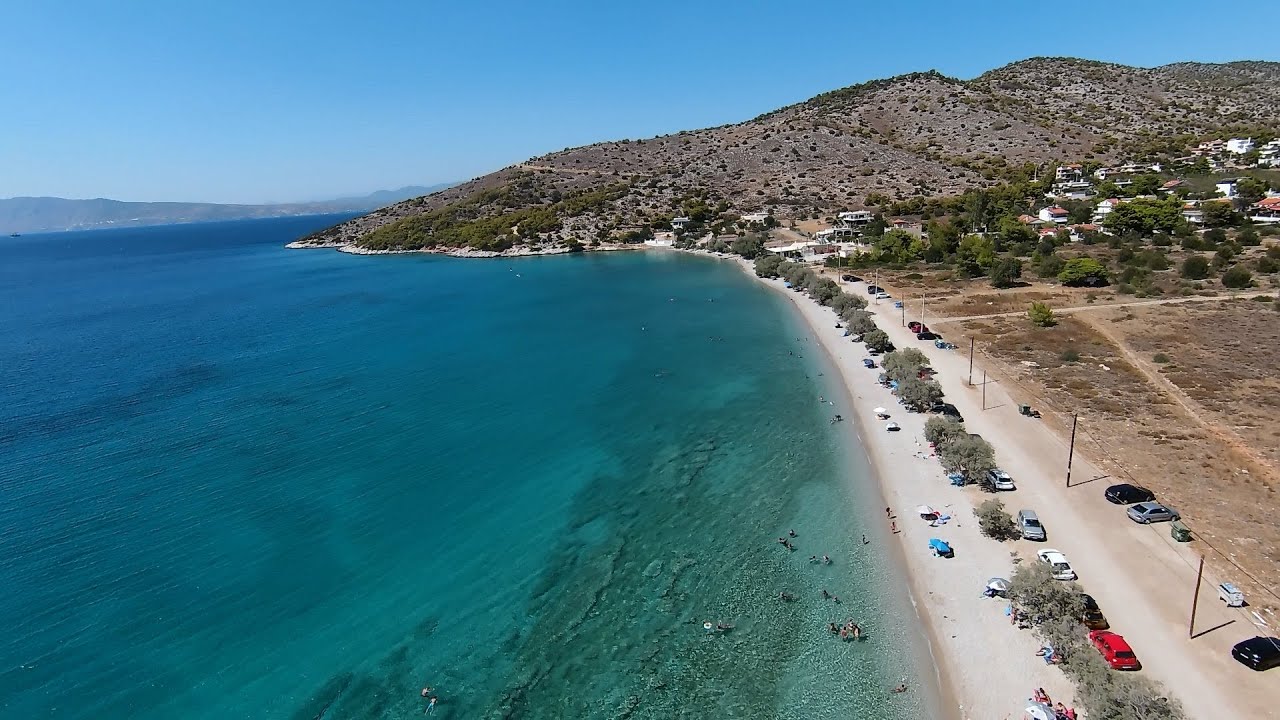 DJI FPV QUAD SALAMIS ISLAND KANAKIA BEACH SUMMER 2021 - YouTube