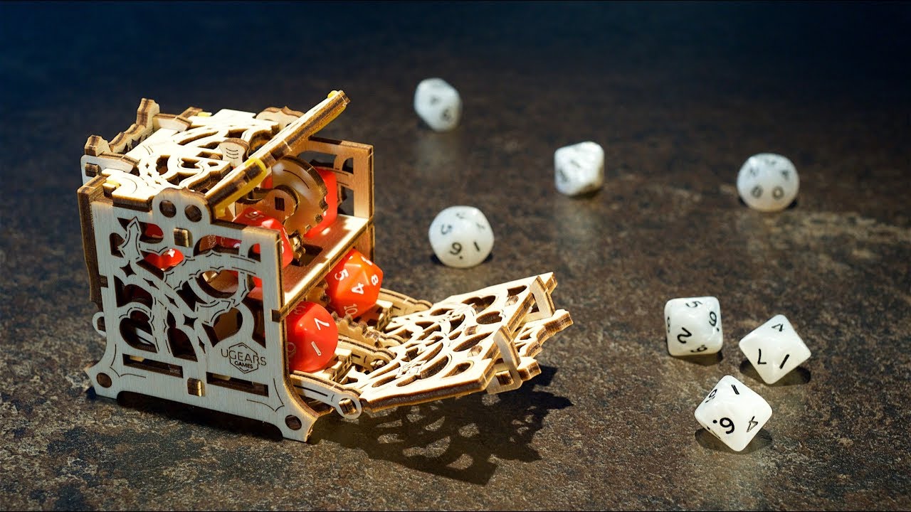 Dice Keeper | Mechanical Wooden Device for Tabletop Games | Ugears ...