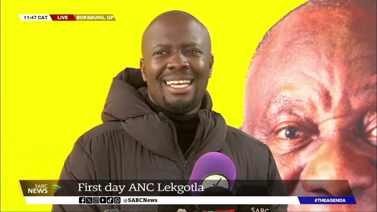 ANC Lekgotla I Zuko Godlimpi briefs the media - YouTube