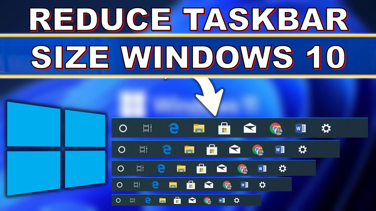 How To Reduce Taskbar Size Windows 10 YouTube How To Reduce Taskbar Size Windows 10 YouTube