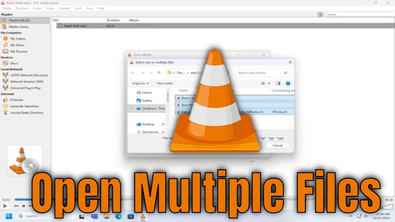 How To Open Multiple Files on VLC Media Player [Guide] - YouTube