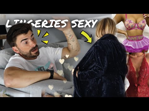 Marido avalia as minhas lingeries