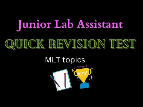 Last minute quick Revision test/ Junior Lab Assistant / Expected ...
