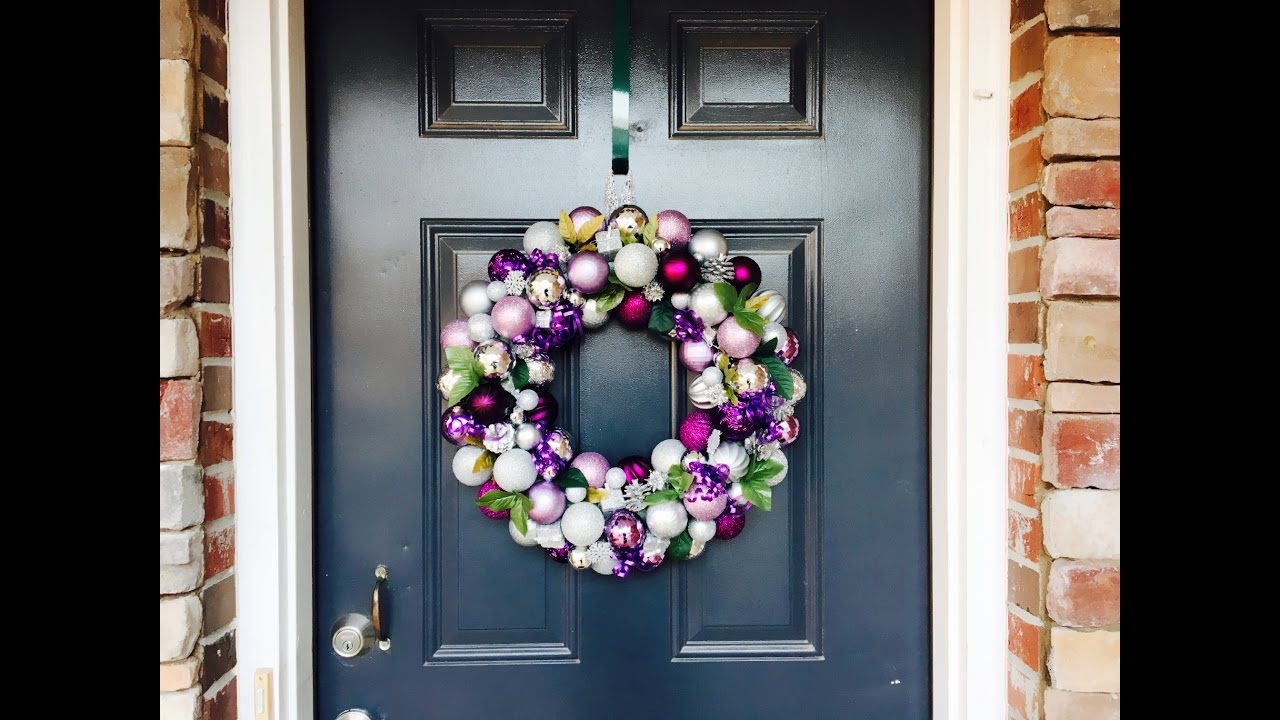 DIY Christmas Ornament Wreath Tutorial Easy Wreath Tutorial YouTube diy-christmas-ornament-wreath-tutorial-easy-wreath-tutorial-youtube