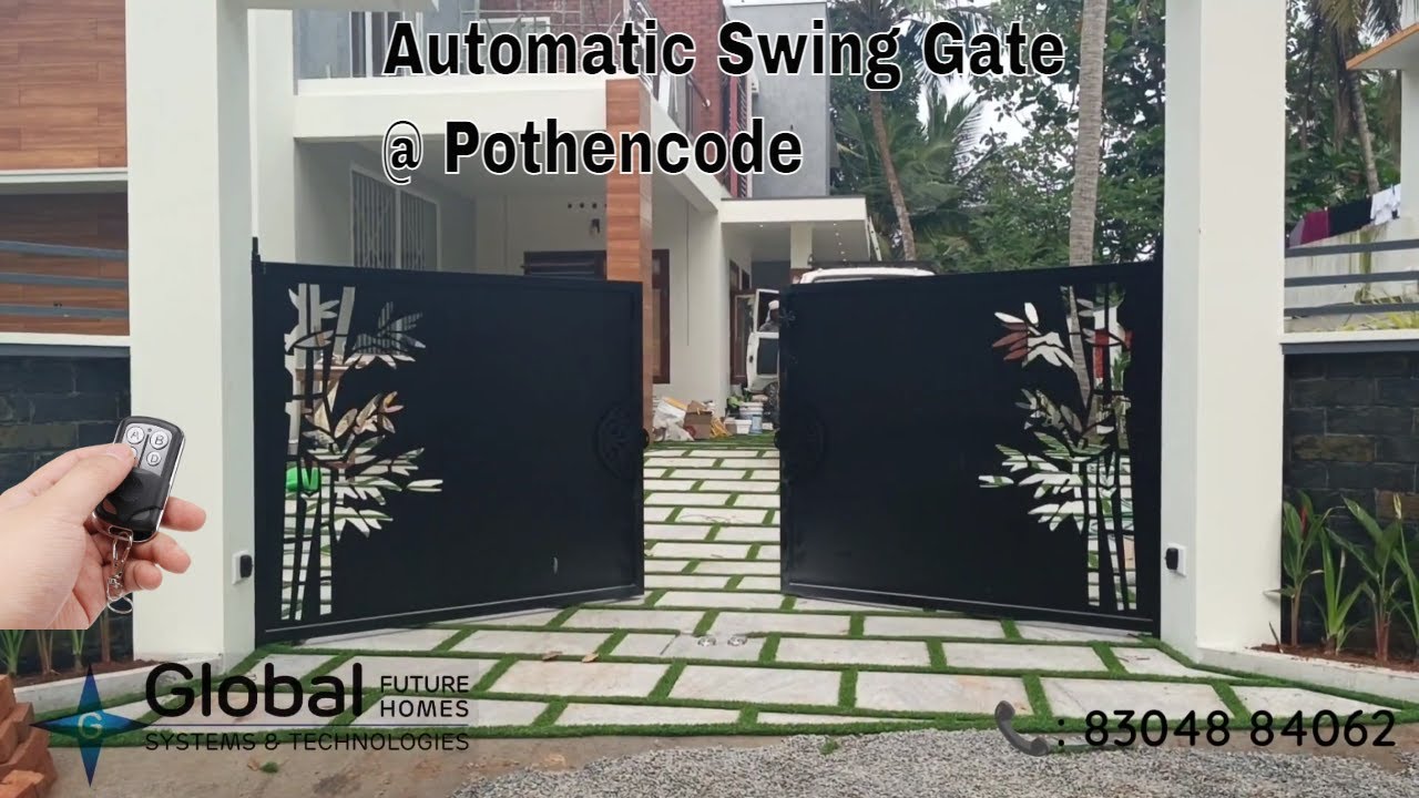 Automatic Roller Swing Gate motor installed at Pothencode, Trivandrum ...