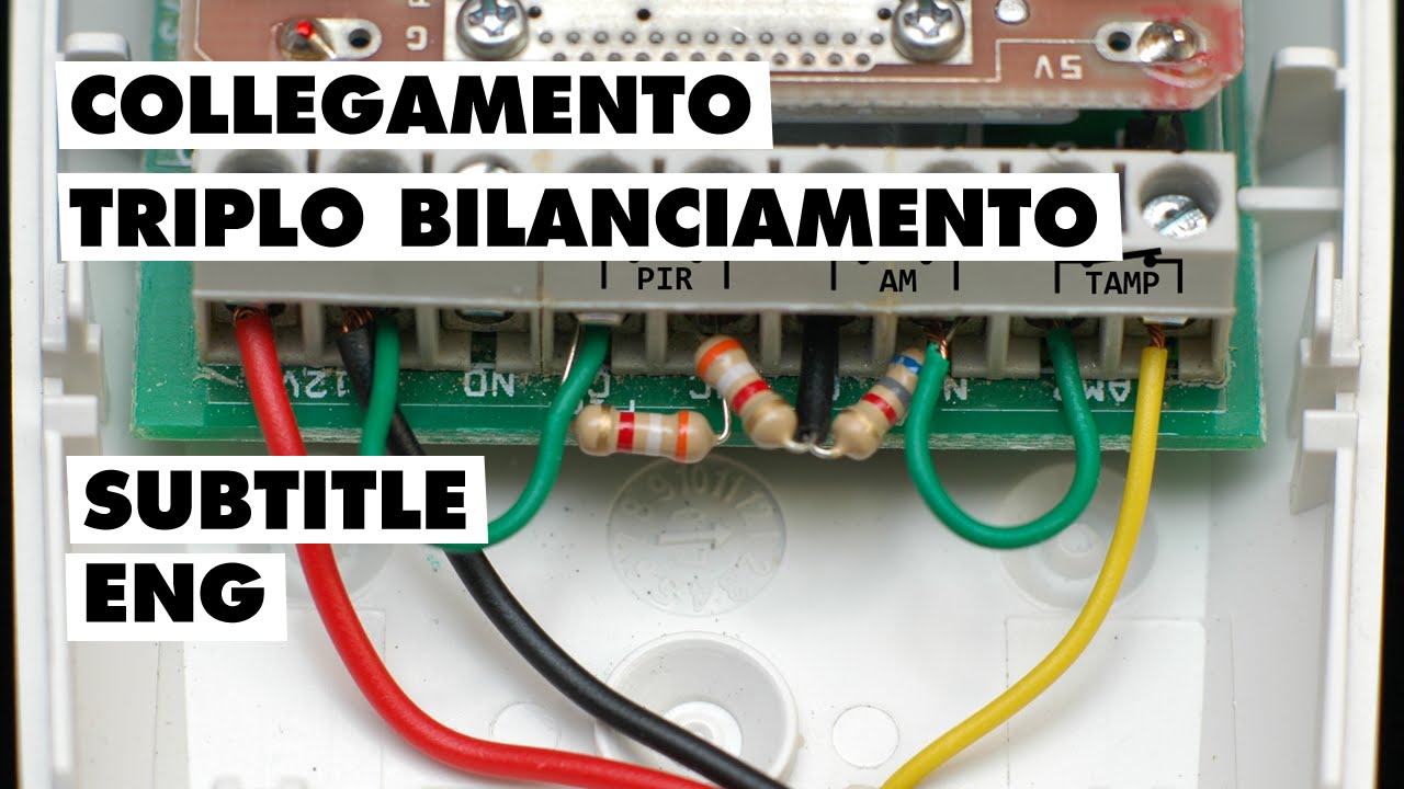 Collegamento del sensore di movimento con il triplo bilanciamento su ...