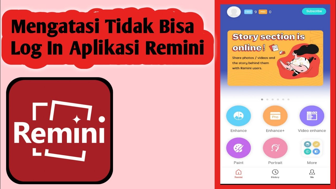 Cara Mengatasi Tidak Bisa Log In Aplikasi Remini - YouTube