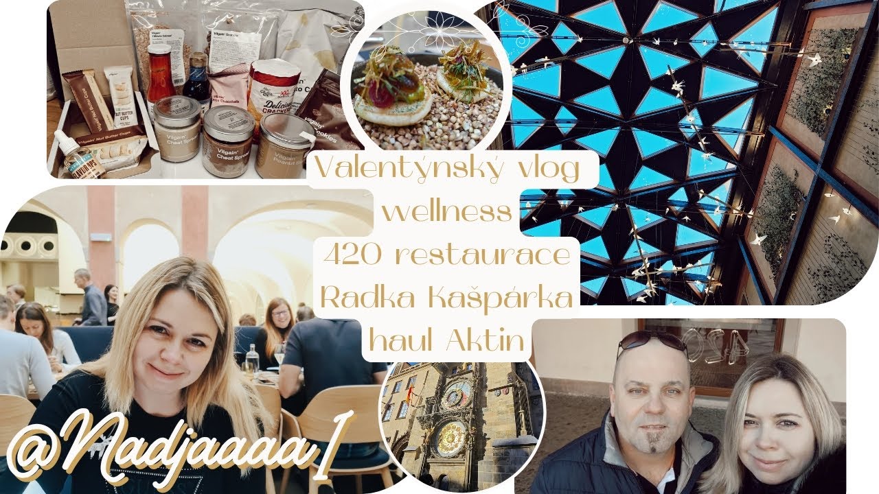 VLOG // Valentýnský vlog & 420 restaurace Radka Kašpárka & Wellness ...
