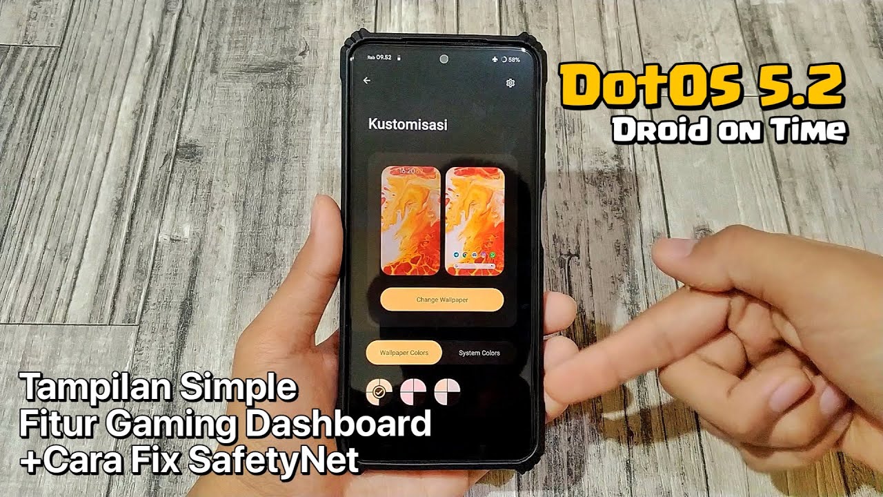 Review Custom ROM Dot OS 5.2 Redmi Note 10 - Tema nya Mirip Android 12 ...