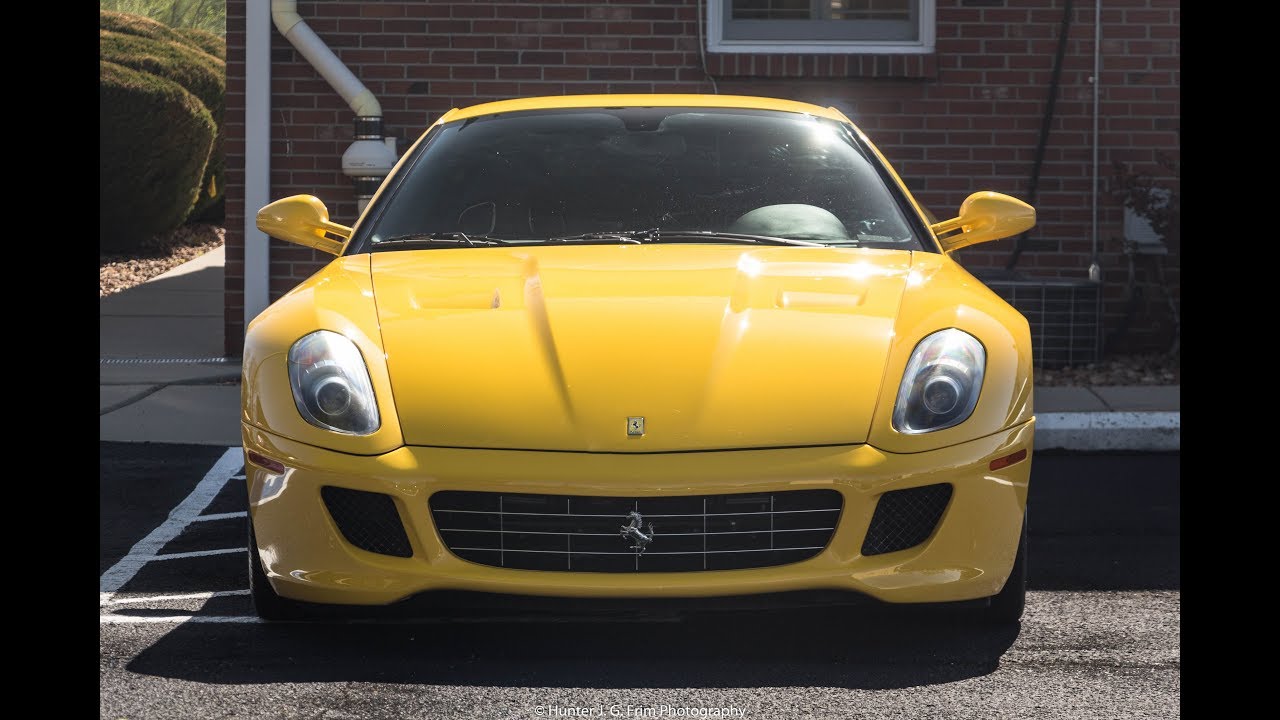 Rare Yellow Ferrari 599 Spotted In Colorado! - YouTube