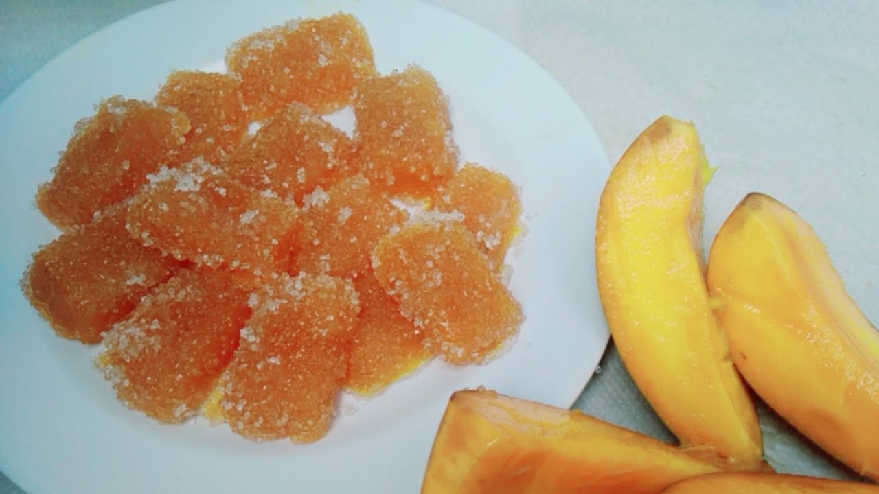 Mango jelly candy .. ,ജെല്ലി മിട്ടായി 😋 - YouTube