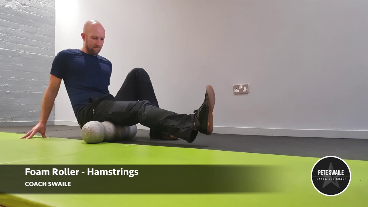 Foam Roll Hamstrings - YouTube