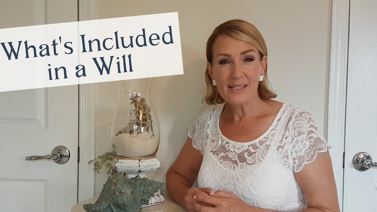 What s Included In A Will YouTube what-s-included-in-a-will-youtube