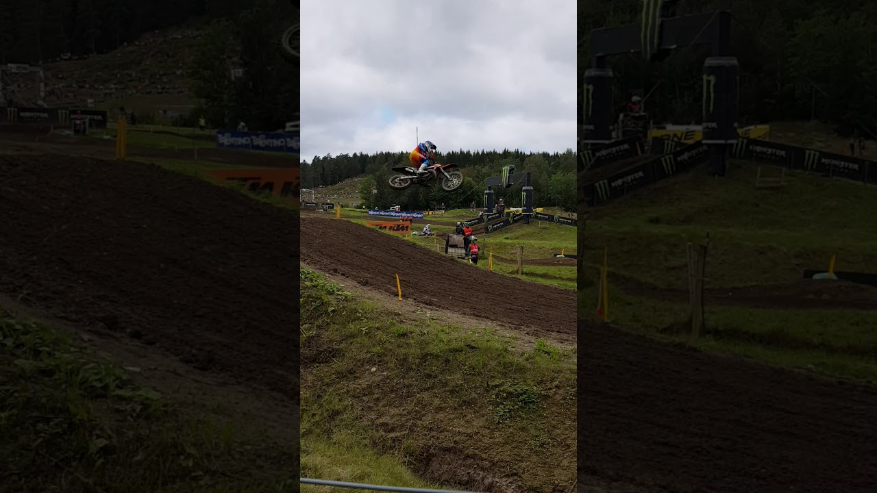 Motocross long scrub jump - YouTube