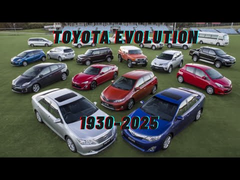 The evolution of Toyota 1930-2025 - YouTube