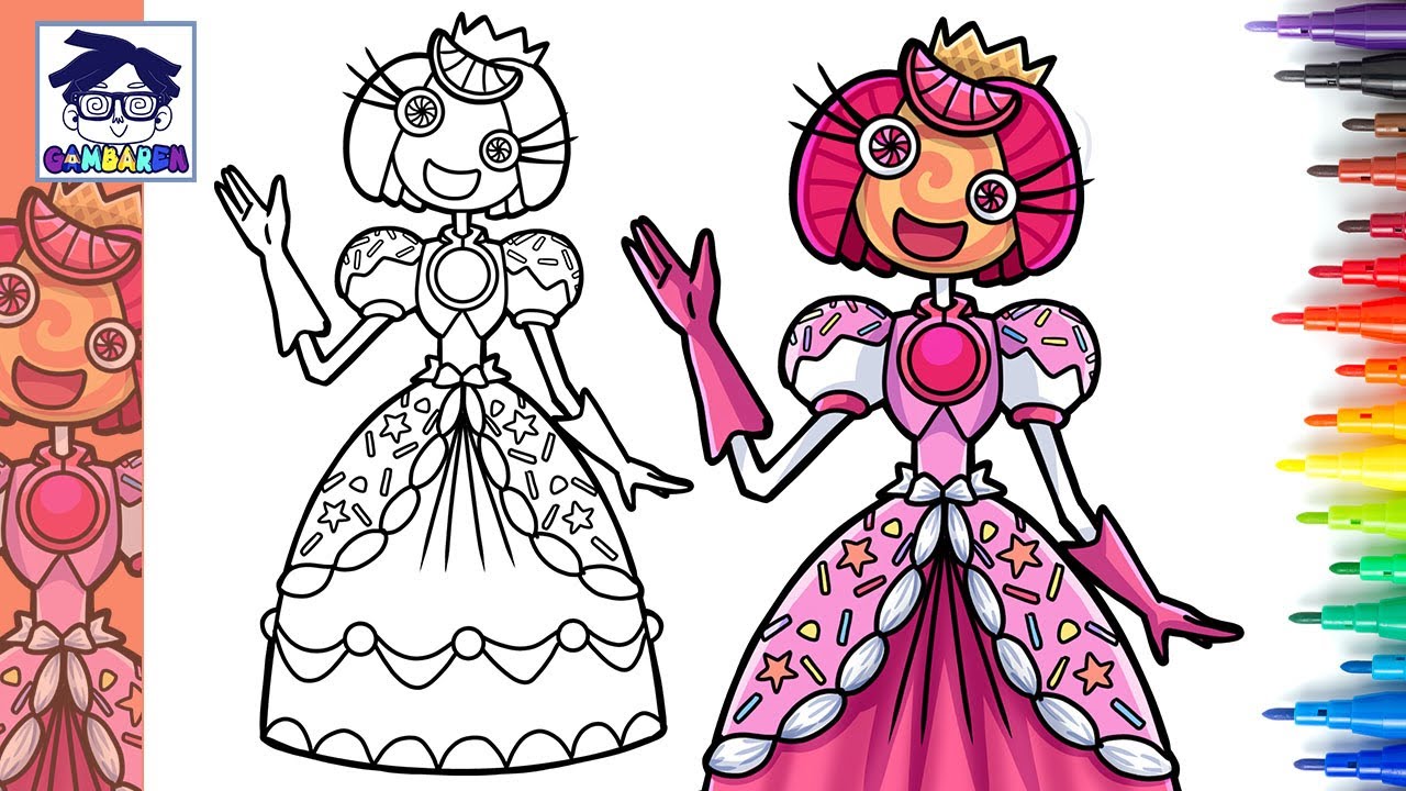 Cara Menggambar Princess LOOLILALU from Amazing Digital Circus episode ...