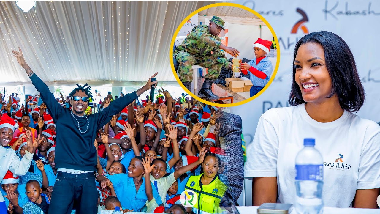 Kate Bashabe yasangiye Noheli n'abana batishoboye bo muri Kicukiro ...