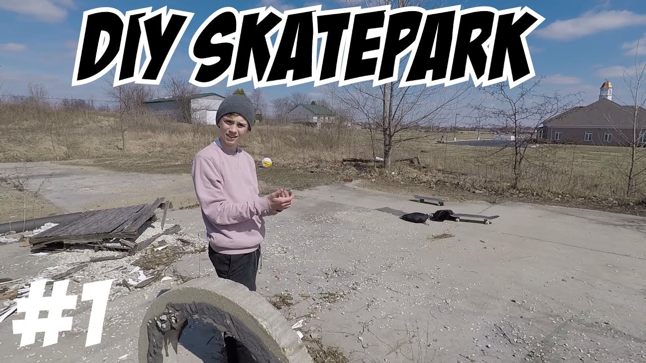 BUILDING OUR OWN SKATEPARK! | DIY Skatepark #1 - The beginning - YouTube