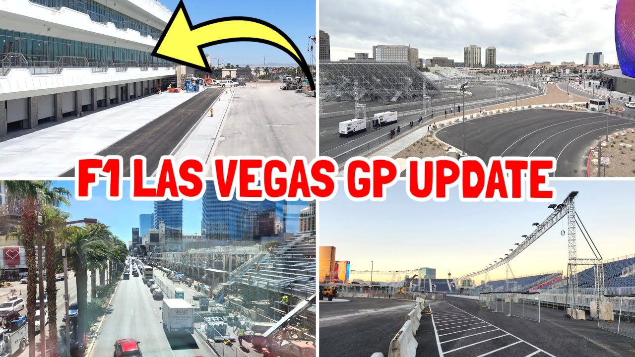MOST EXPENSIVE CIRCUIT? F1 Las Vegas GP Update! Bellagio Zone, Pit ...