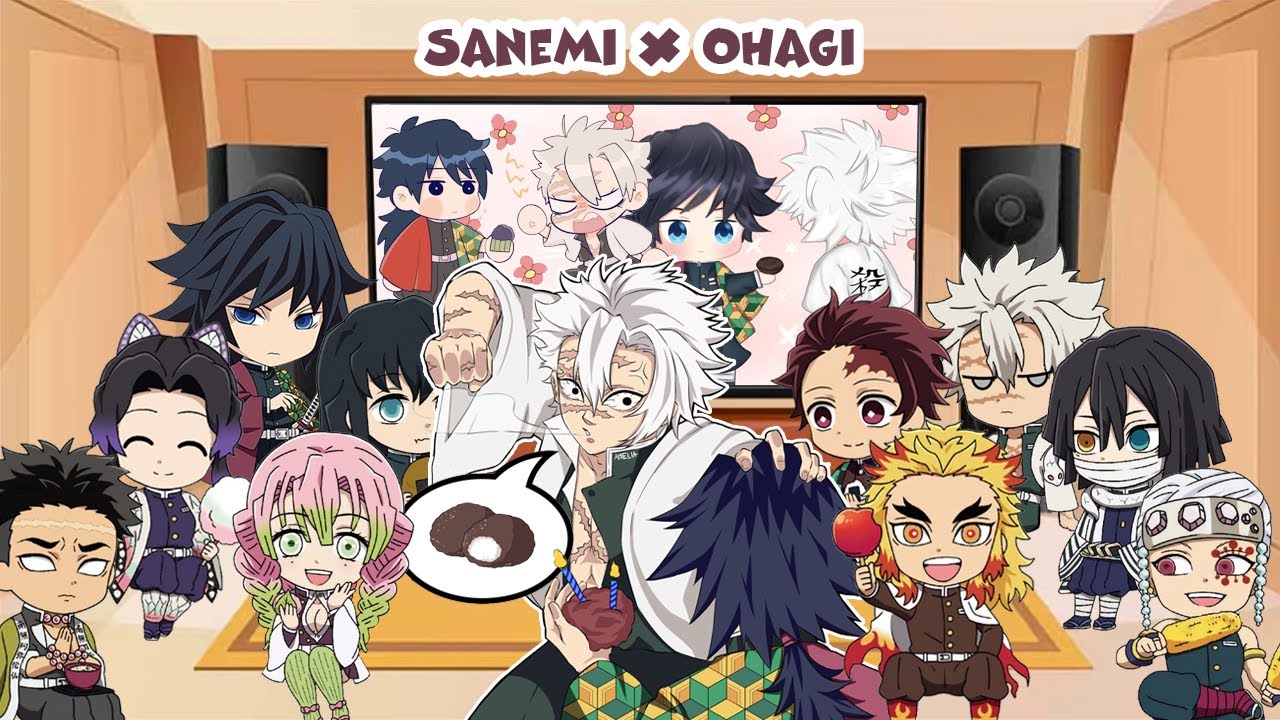 Hashiras React to Sanemi x Ohagi Ships | ft. Giyu MAD (Demon Slayer ...