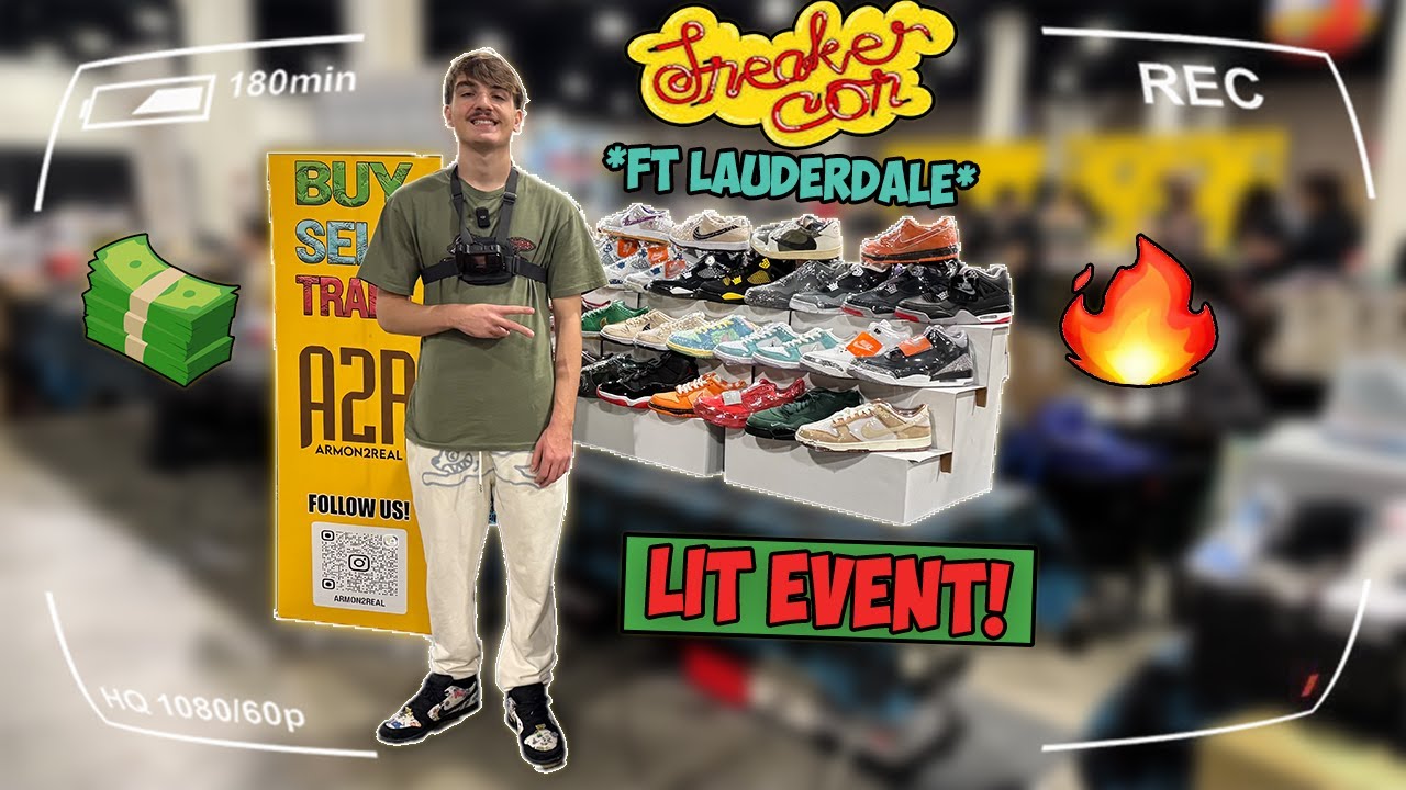 My First Table At A SneakerCon! (Made $1,000+) - YouTube