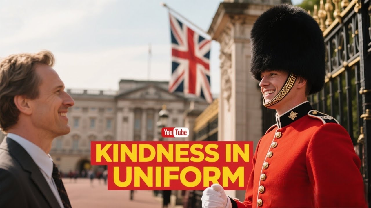 A visiting tourist praised the royal guard for his kindness, politeness ...