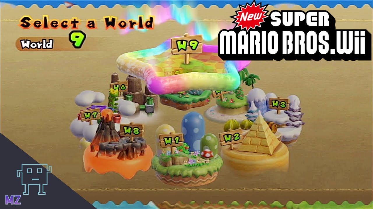 New Super Mario Bros. Wii, Part 17 - Extra World 9 - YouTube