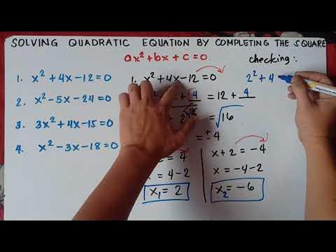 Solving Quadratic Equations by Completing the Square | Explained in ...