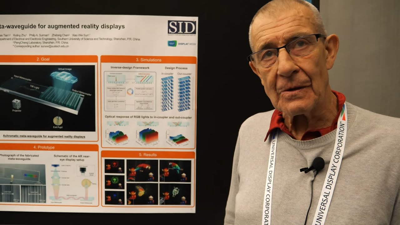 Paper: Achromatic meta-waveguide for AR, Philip Surman of Shenzhen ...