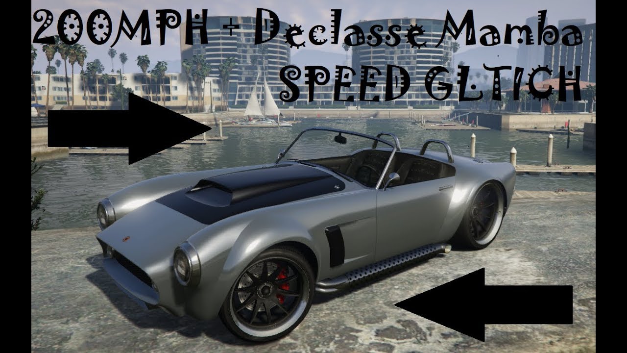GTA V - New Declasse Mamba 200MPH+ SPEED GLITCH 1.46 - YouTube