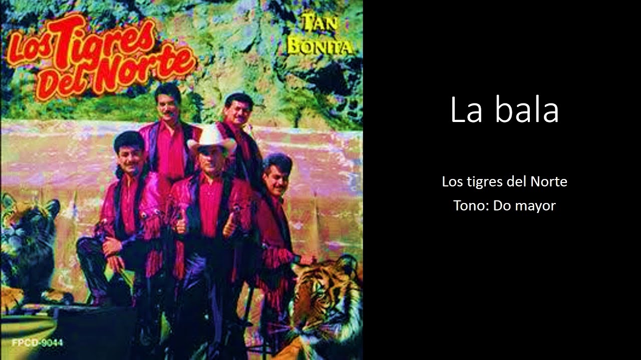 La bala, los tigres del norte, acordes fáciles para guitarra - YouTube