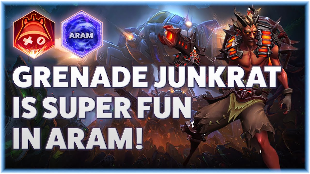 Junkrat Rocket Ride - GRENADE JUNKRAT IS SUPER FUN IN ARAM! - ARAM ...