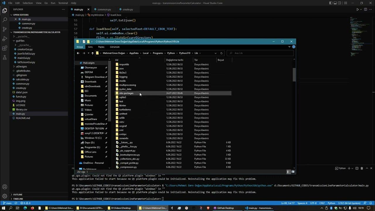 How to Solve QT Platform Plugin Initialization Error (PyQt5) - YouTube