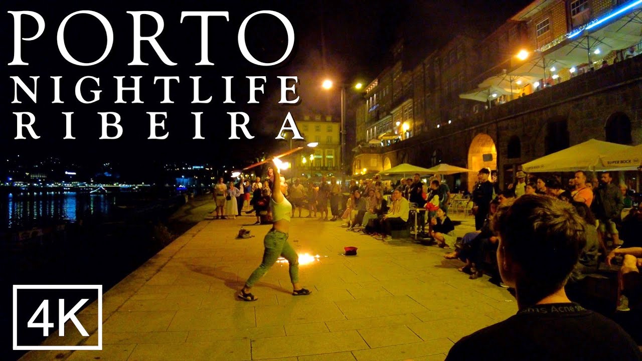 Porto nightlife: Porto RIBEIRA Portugal 4K Porto night walk - YouTube