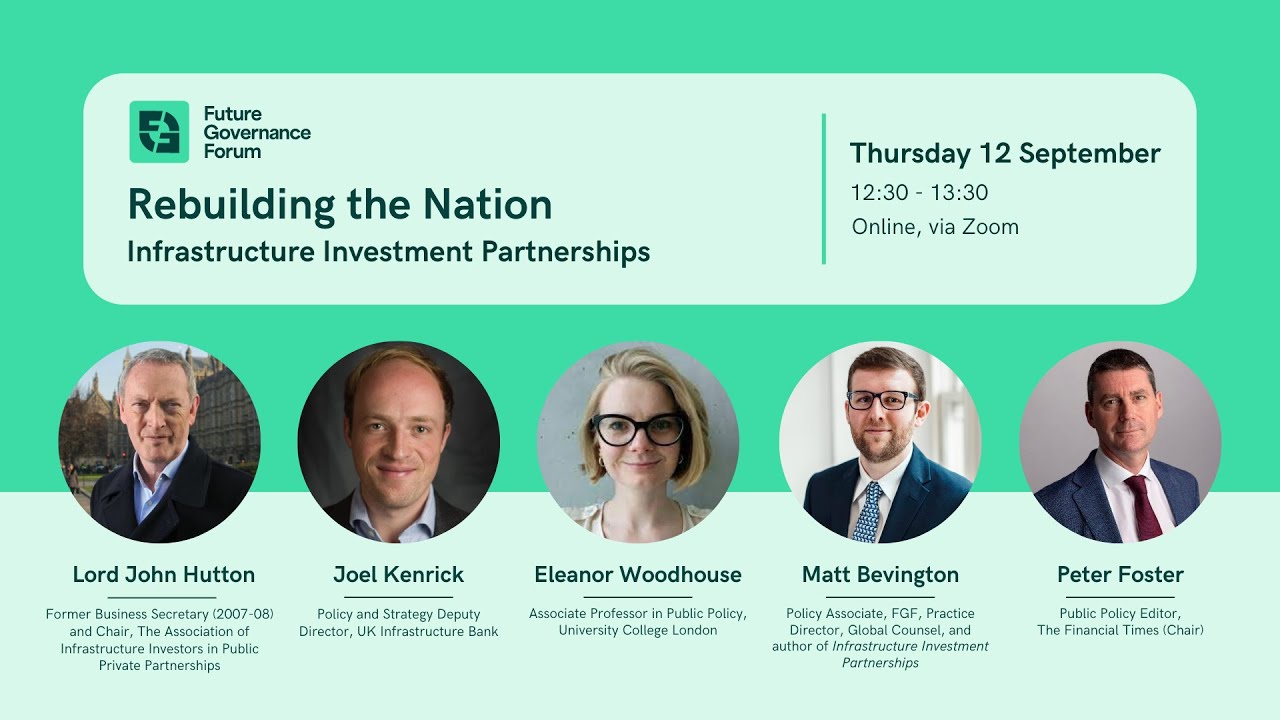 Rebuilding the Nation: Infrastructure Investment Partnerships - YouTube