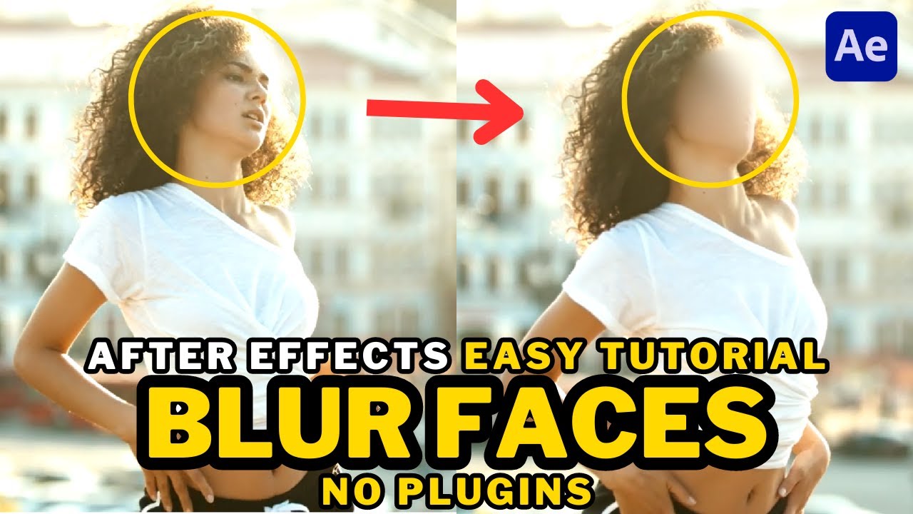 How to BLUR FACES in After Effects | Blur Moving Objects - YouTube
