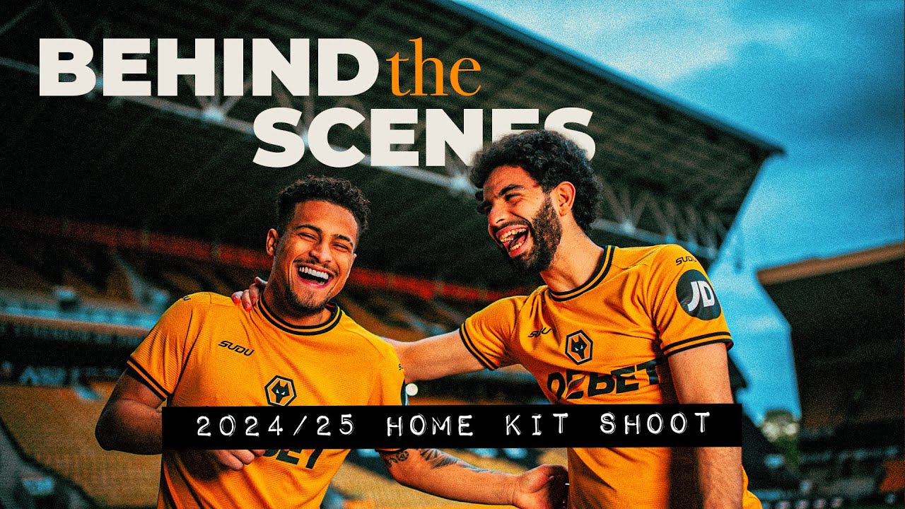 Joao Gomes photographs our new kit! | Behind the scenes at Wolves' 2024 ...