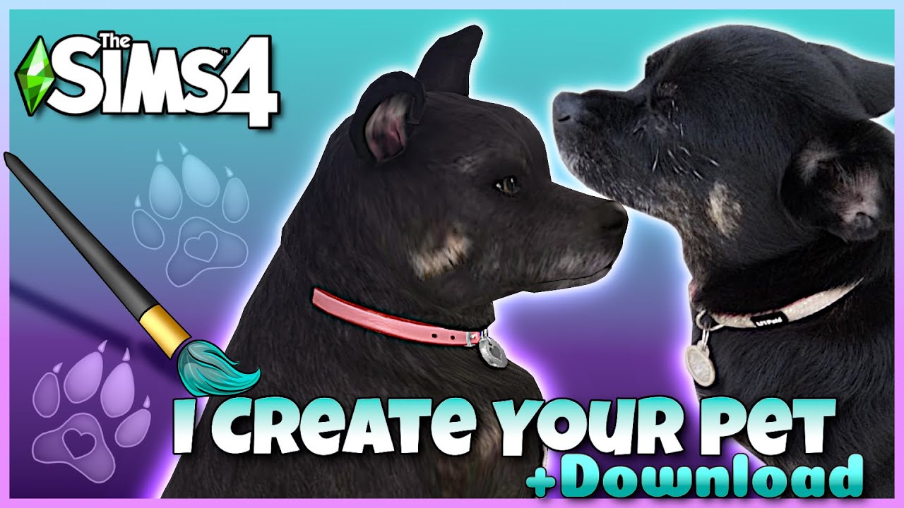 🐶 Sims 4 How I Make Your Realistic Pets [ Ts4 Dog Cas Speed Build Cats ...
