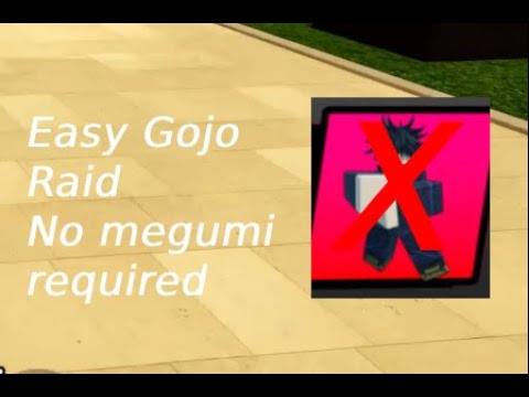 Easiest way to beat Gojo Raid + no megumi required - YouTube