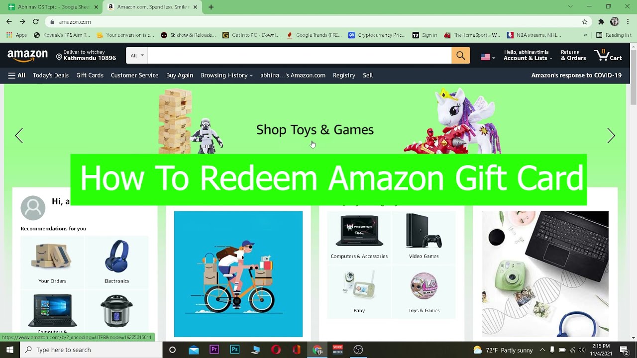 How To Redeem Amazon Gift Card (Quick & Easy!) | Amazon Gift Cards ...